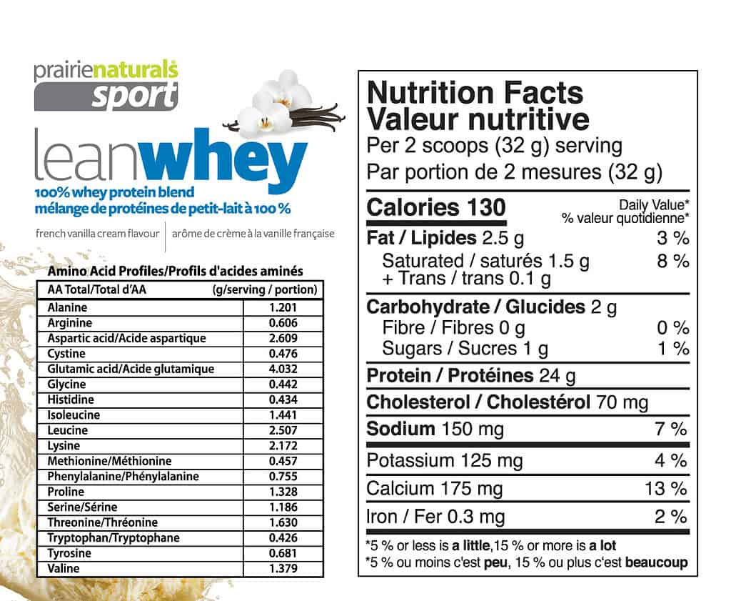 Lean Whey ™ Protein Powder – Prairie Naturals