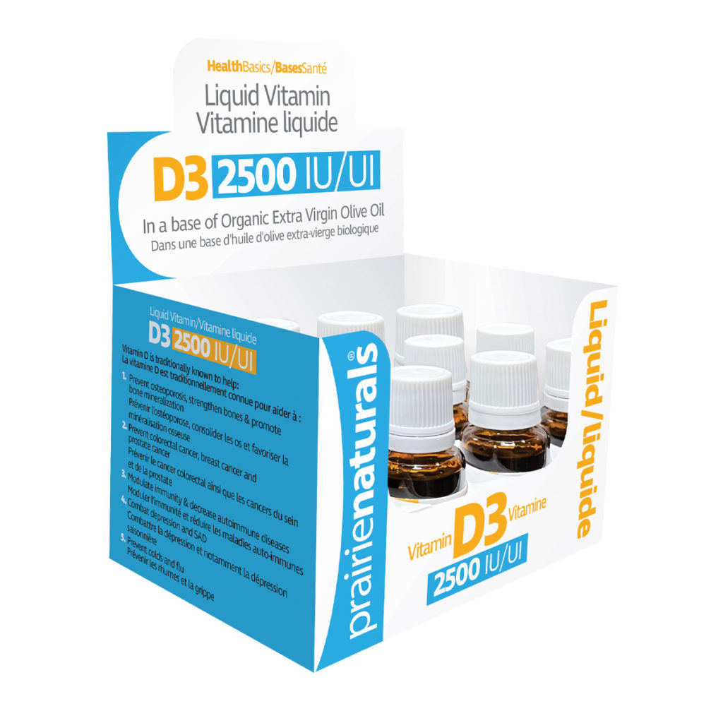 Vitamin D3 2500 IU Liquid – Prairie Naturals