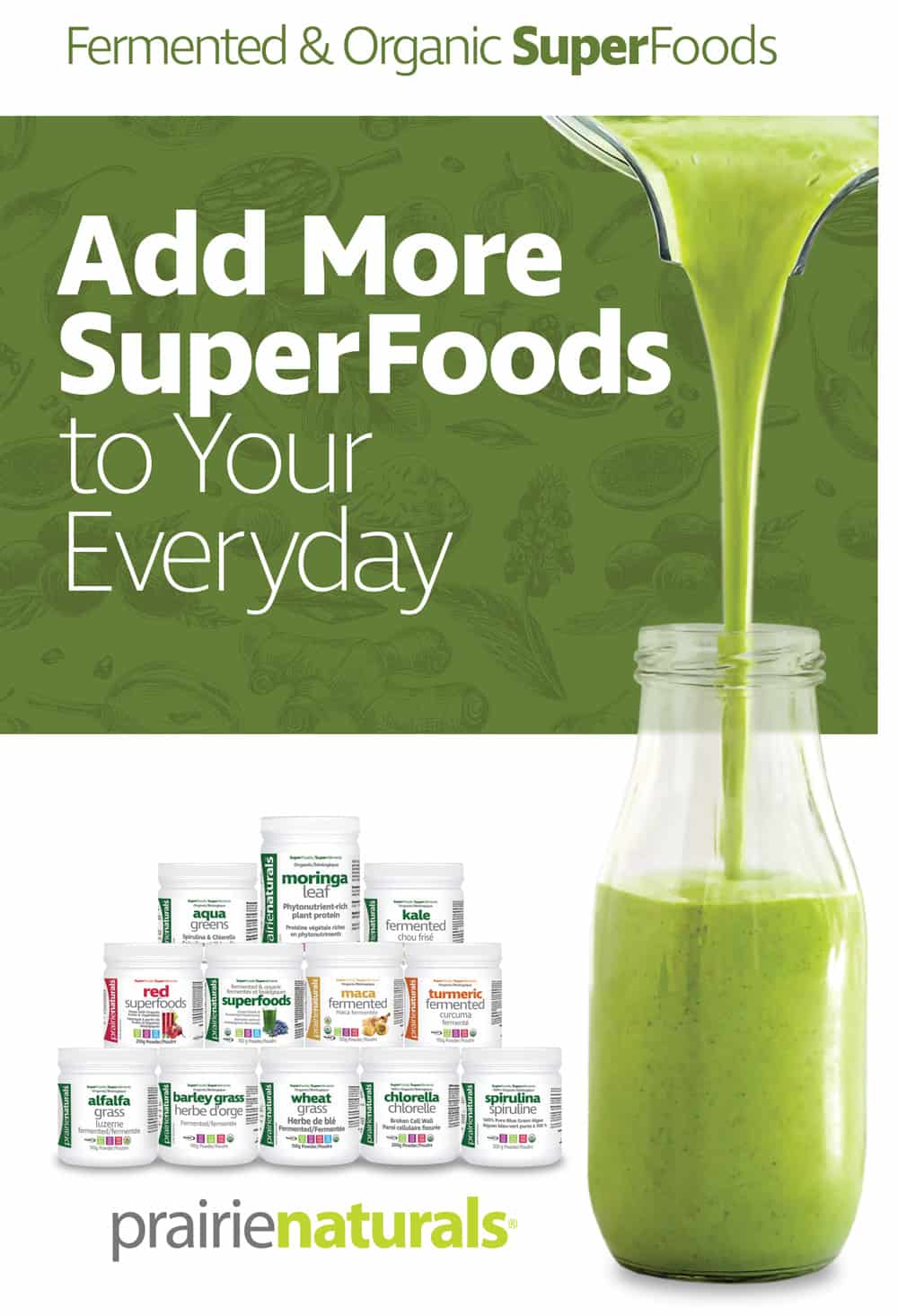 Fermented, Organic Superfoods Blend - Prairie Naturals